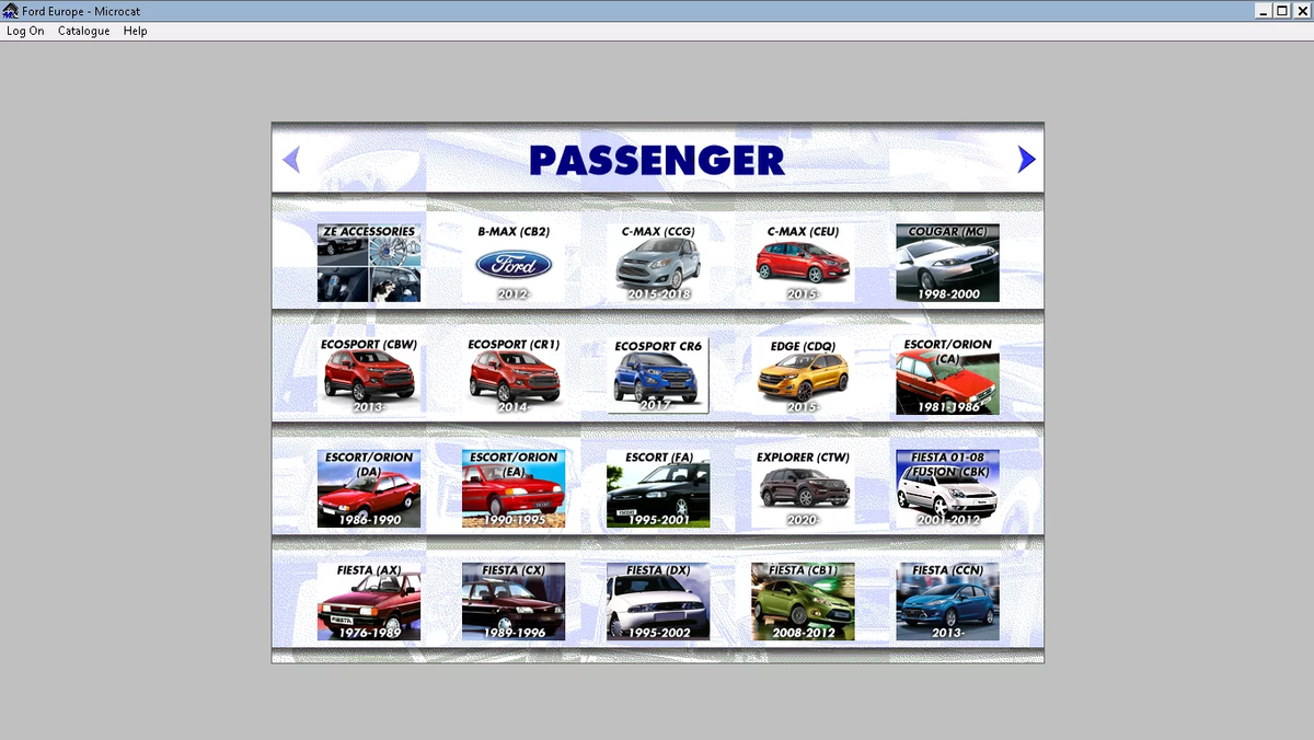 Ford Europe Microcat EPC 08.2020 – Diag Manuals