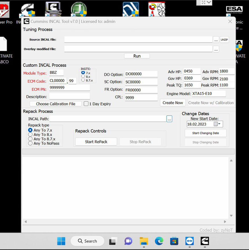 CUMMINS INCAL TOOL V7 – Diag Manuals
