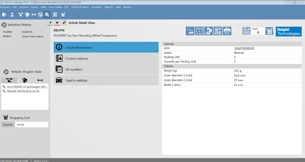 TecDoc Catalog DVD 1Q.2020 Full – Diag Manuals